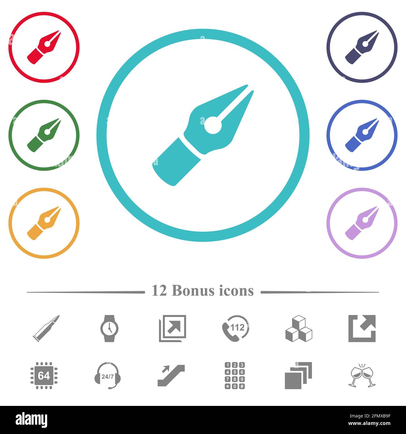 12bonus vector vectors Stock Vector Images - Alamy