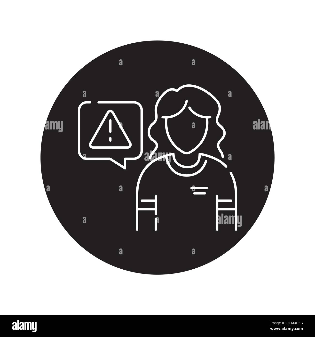 Describe issue black glyph icon. Pictogram for web page, mobile app ...