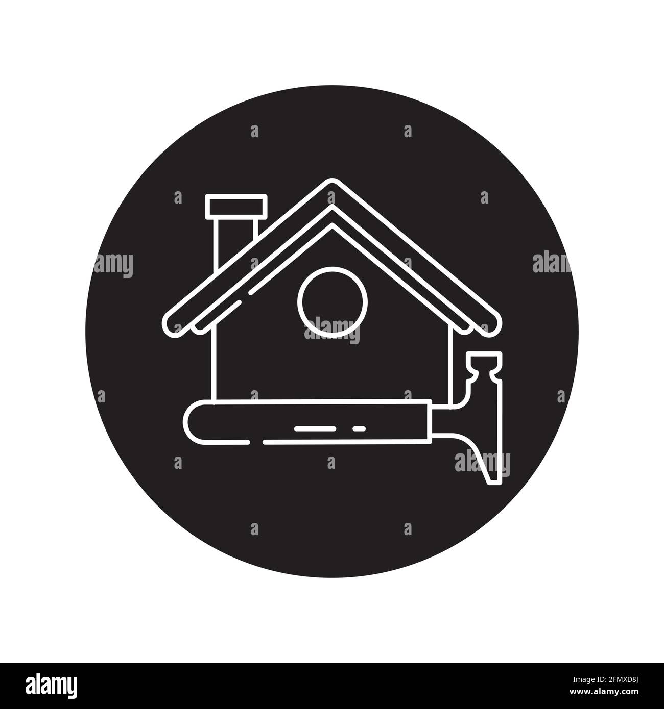 Roofing vector vectors Black and White Stock Photos & Images - Alamy