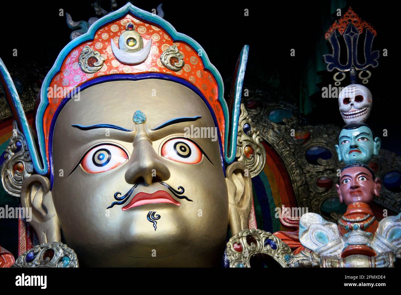 statue of guru Rinpoche (Padmasambhava) buddha at Hemis Monastery ...