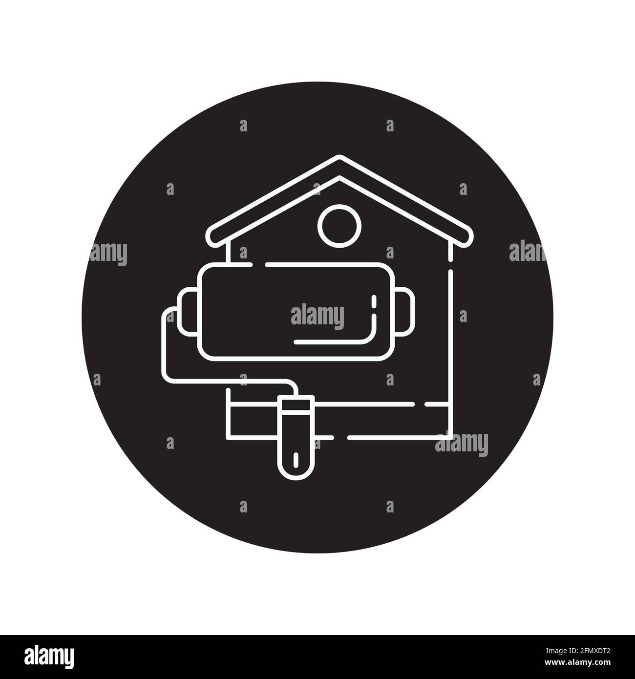 Finishing facade Stock Vector Images - Alamy