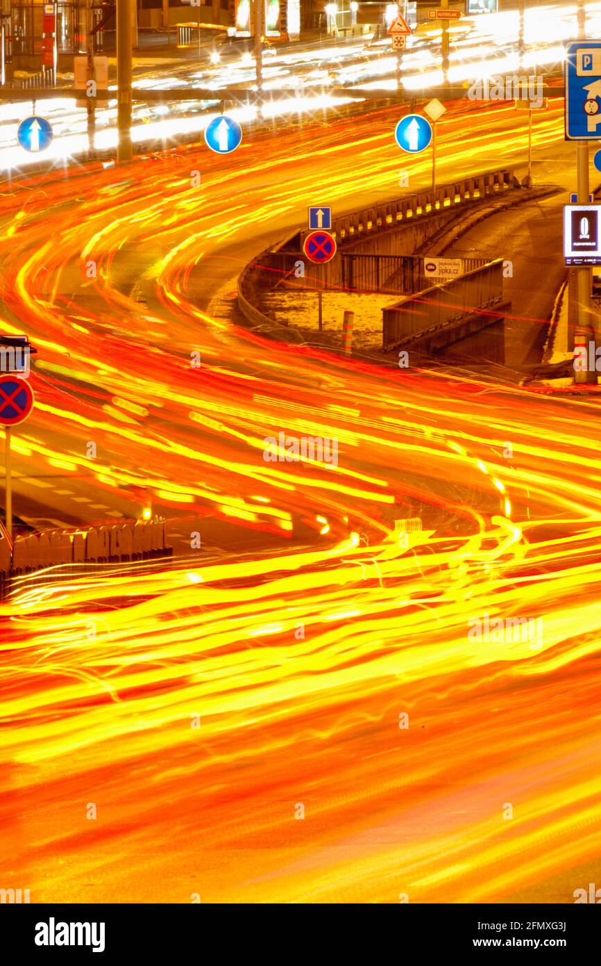 Prague czech republic motorway hi-res stock photography and images - Alamy