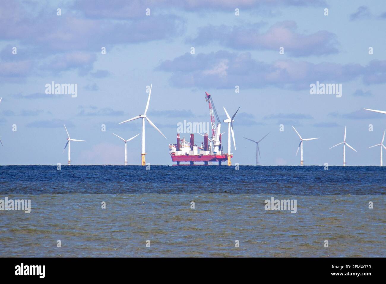 Gas platform in the irish sea hi-res stock photography and images - Alamy