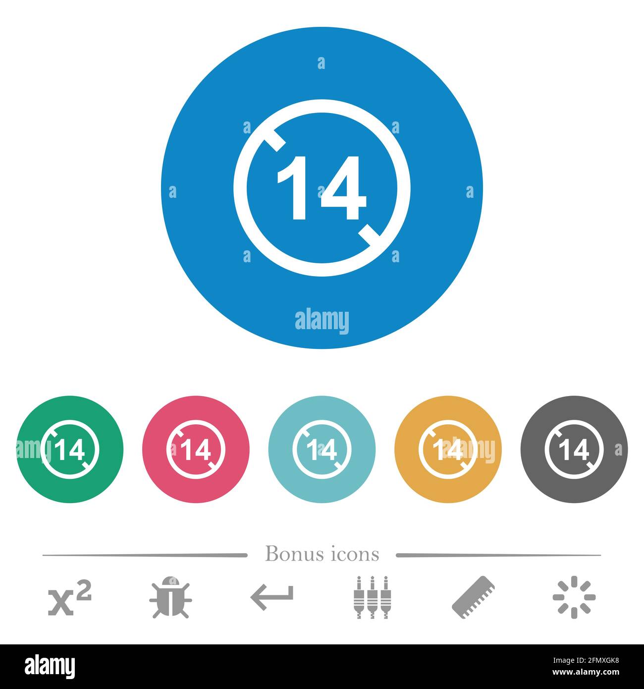 Not allowed under 14 flat white icons on round color backgrounds. 6 ...