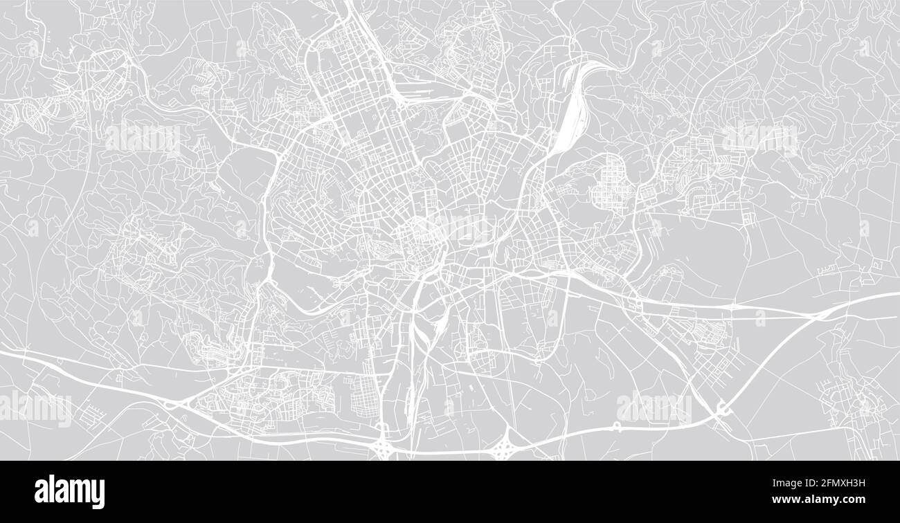Urban vector city map of Brno, Czech Republic, Europe Stock Vector ...