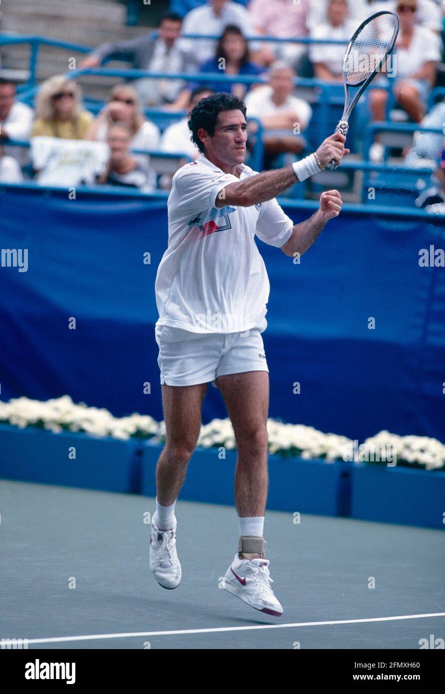 American tennis player and trainer Brad Gilbert, 1990s Stock Photo - Alamy