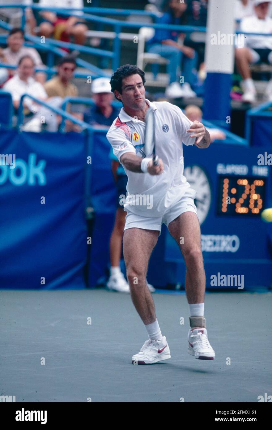 American tennis player and trainer Brad Gilbert, 1990s Stock Photo - Alamy