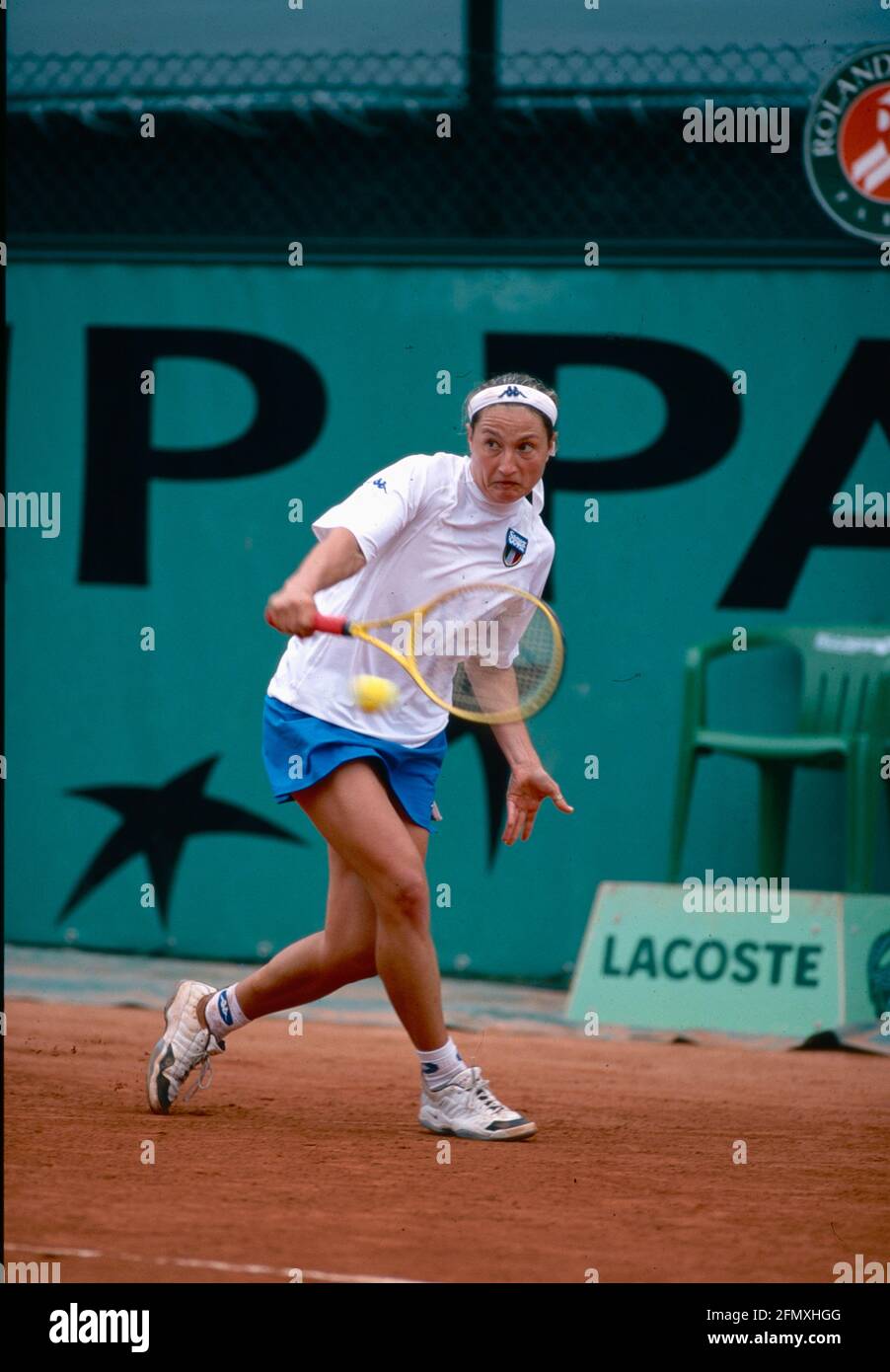 Italian tennis player Tathiana Garbin, Roland Garros, France 2000 Stock ...