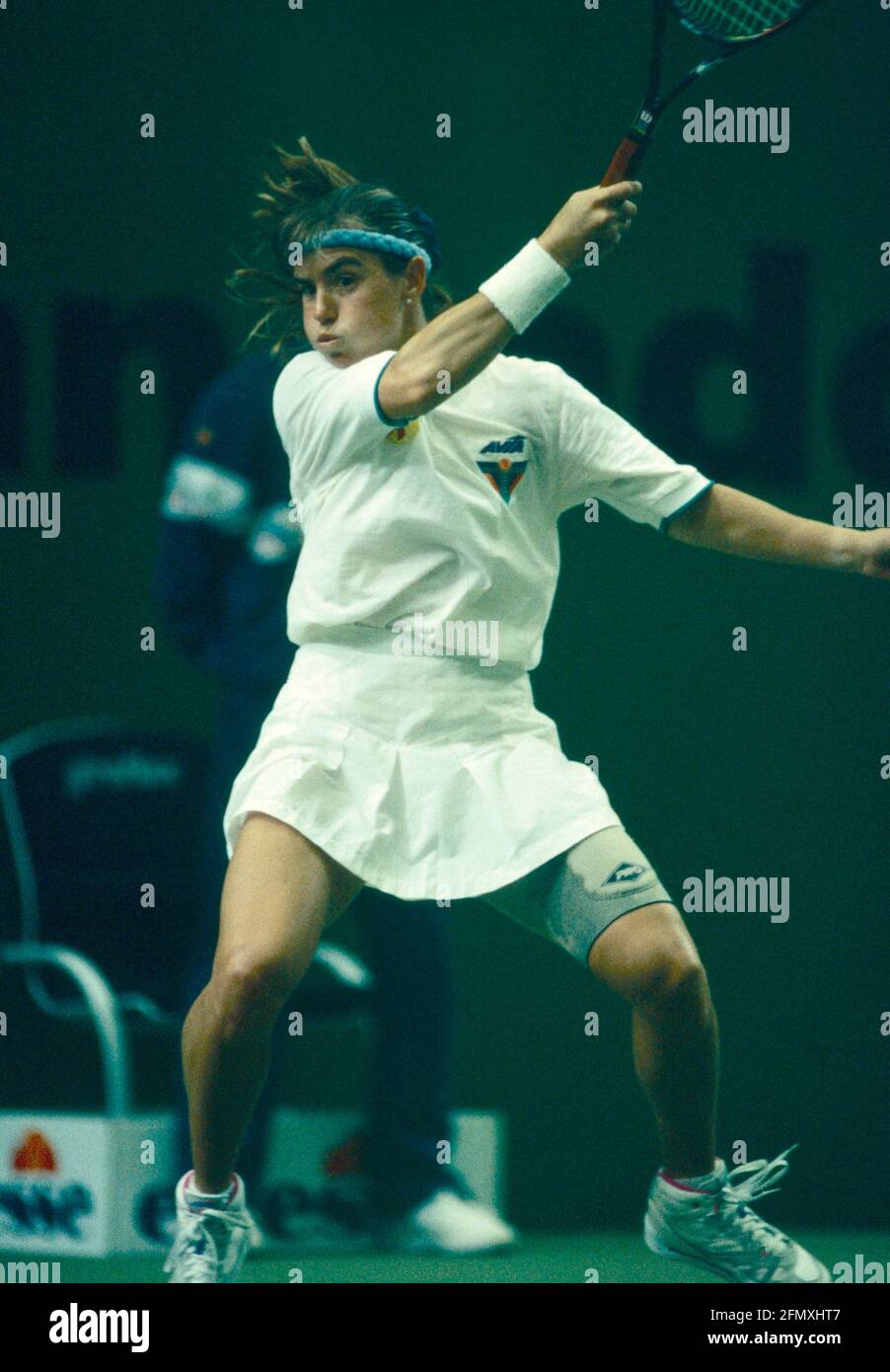 American tennis player Patty Fendick, European Indoor, Zurich 1992 ...
