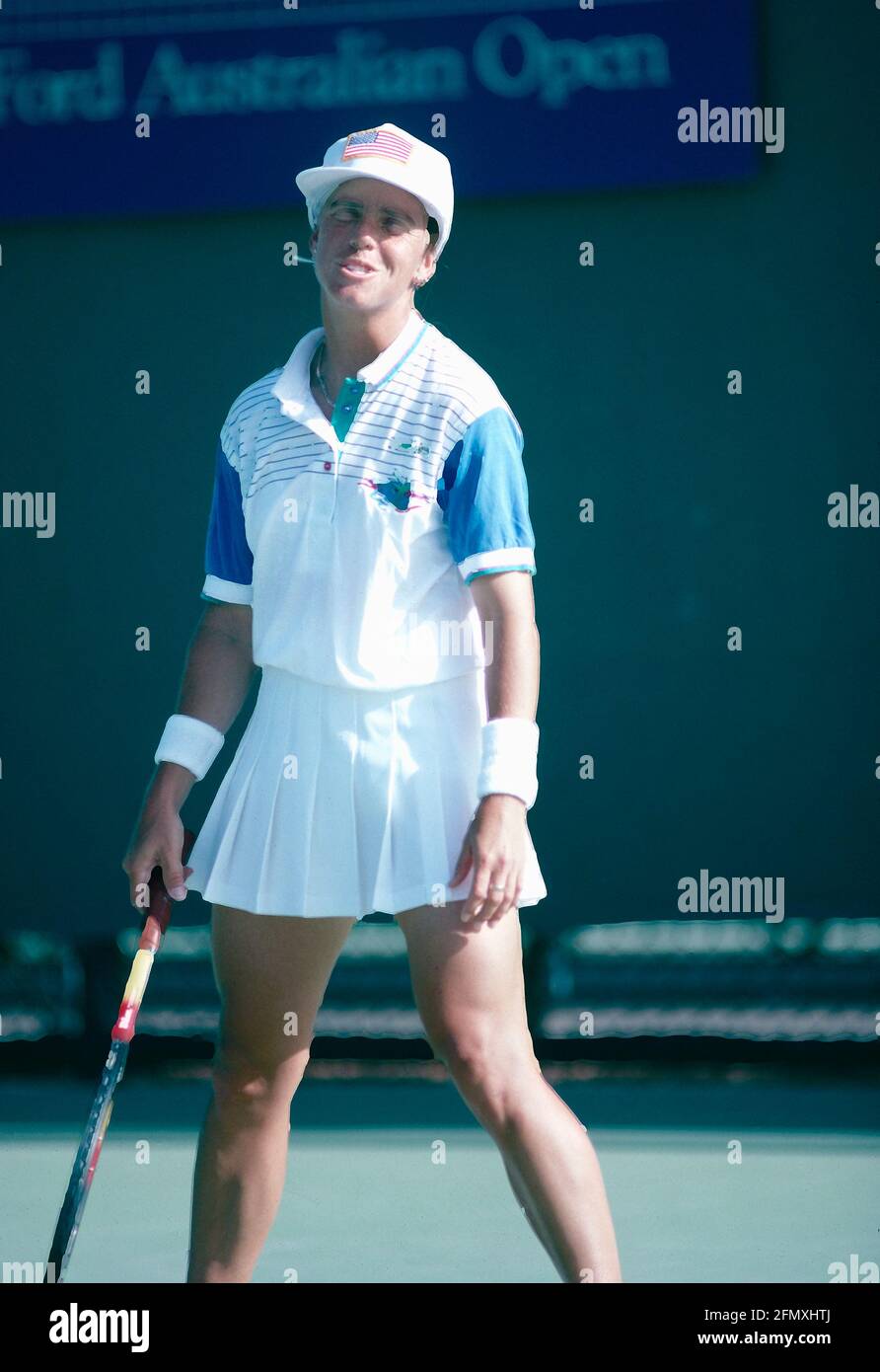 American tennis player Patty Fendick, Australian Open 1992 Stock Photo ...