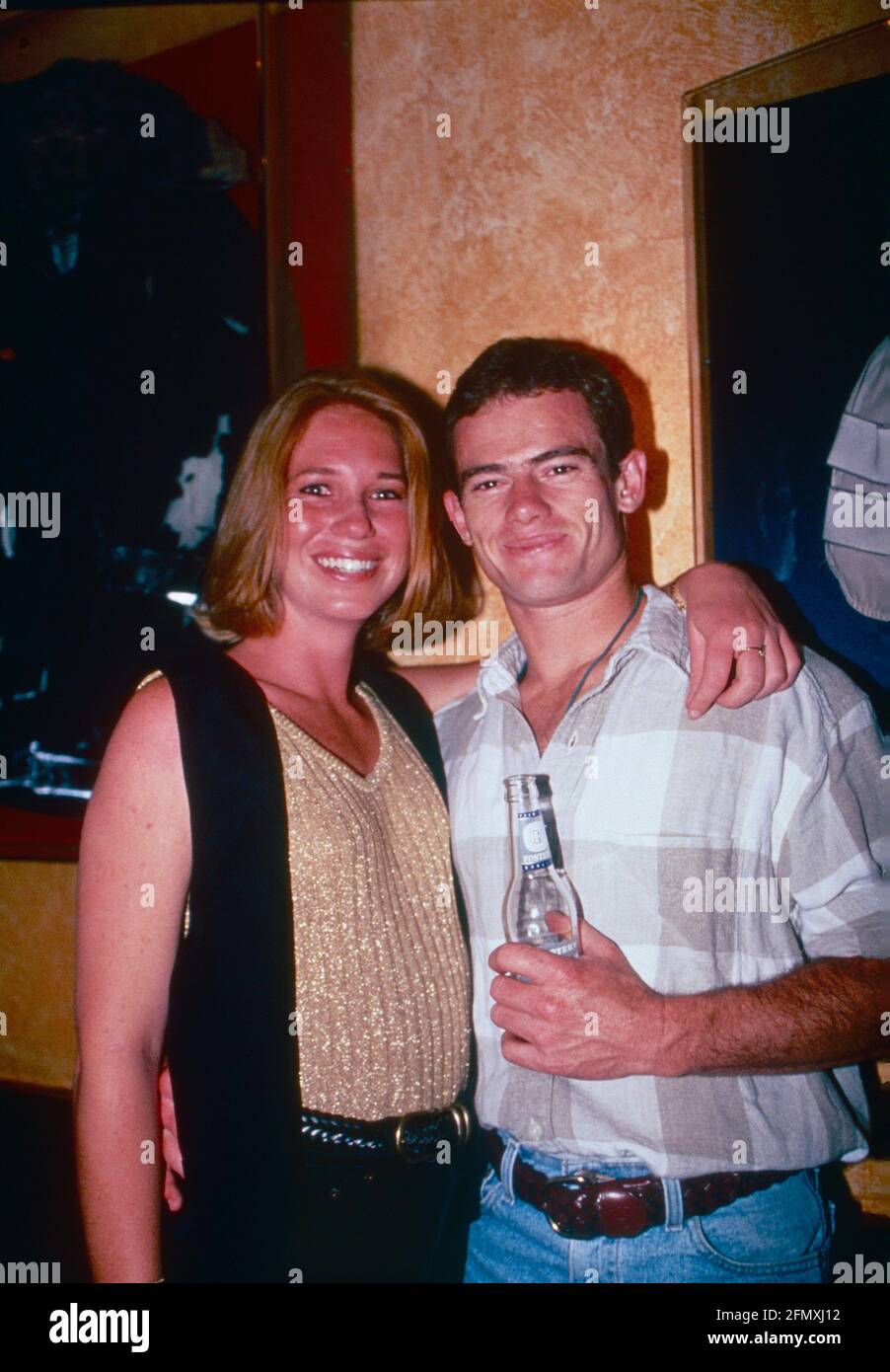 Zimbabwe tennis player Byron Black and his girlfriend, ATP Awards 1994 ...