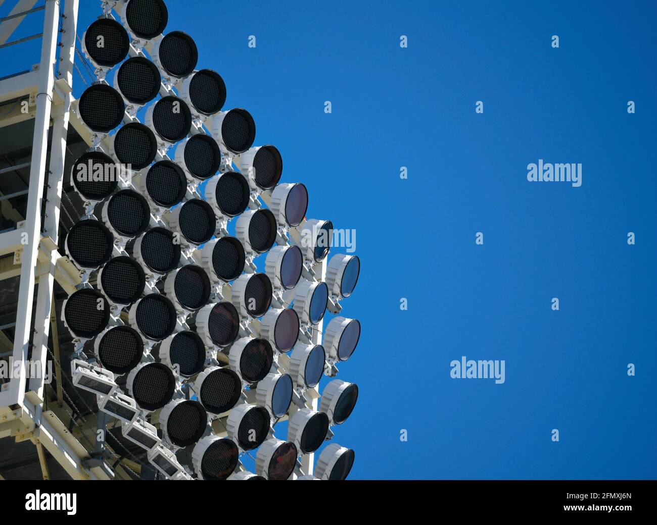 Stadium LED lights panel at Petco Park in San Diego, California USA ...