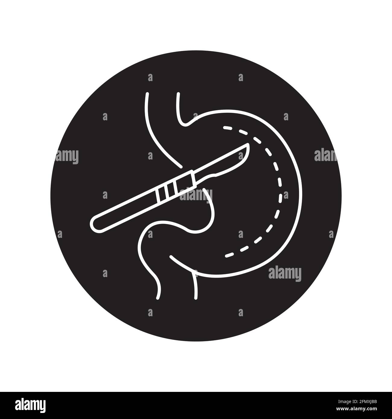 Stomach operation Stock Vector Images - Alamy