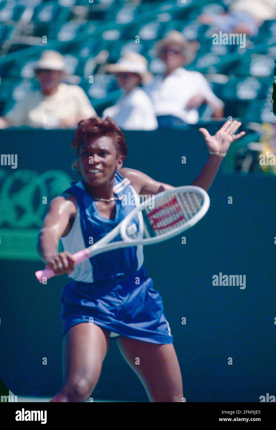 American tennis player Zina Garrison, 1990s Stock Photo - Alamy