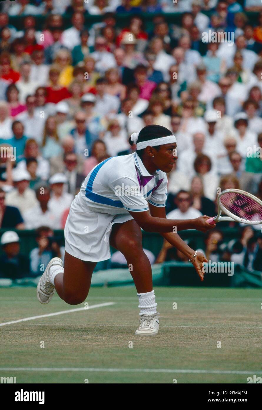 American tennis player Zina Garrison, 1990 Stock Photo - Alamy