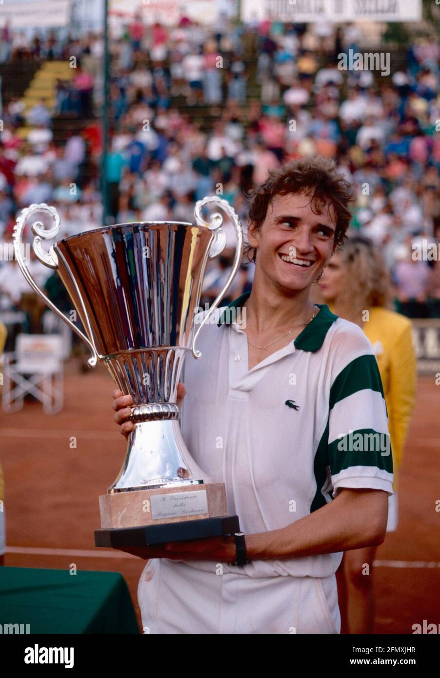 French tennis player Frederic Fontang, Italy 1991 Stock Photo - Alamy