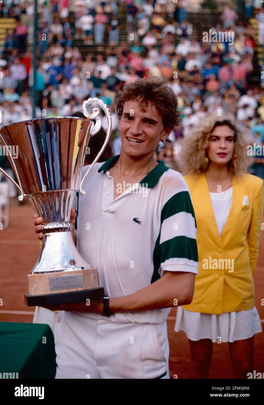 French tennis player Frederic Fontang, Italy 1991 Stock Photo - Alamy