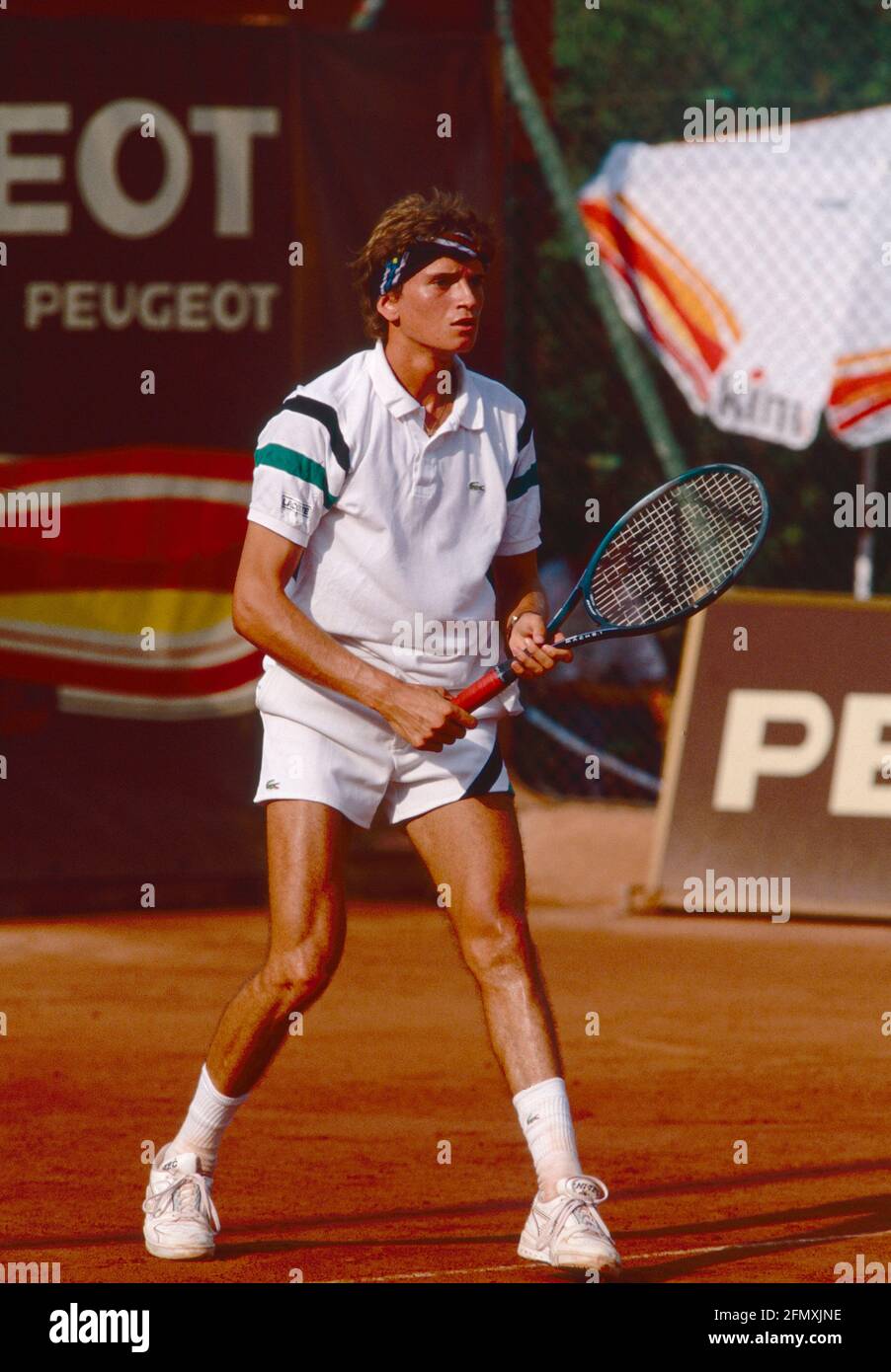 French tennis player Frederic Fontang, Italy 1991 Stock Photo - Alamy