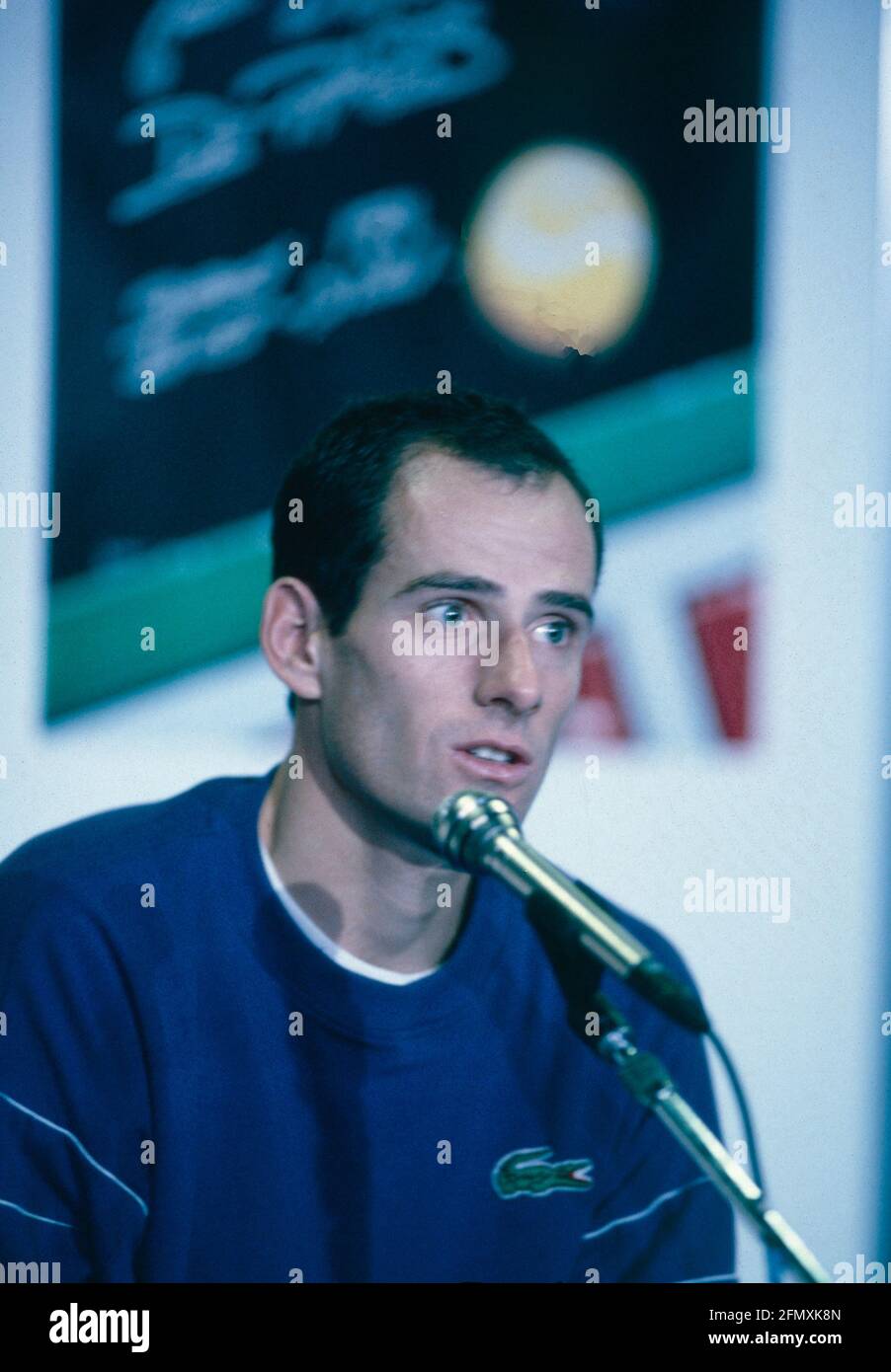French tennis player Guy Forget, 1990s Stock Photo - Alamy