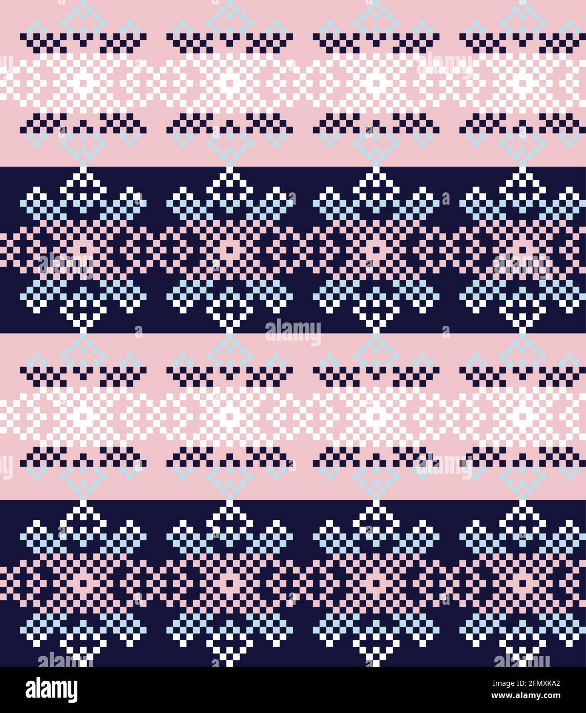 Christmas fair isle pattern background for fashion textiles, knitwear ...