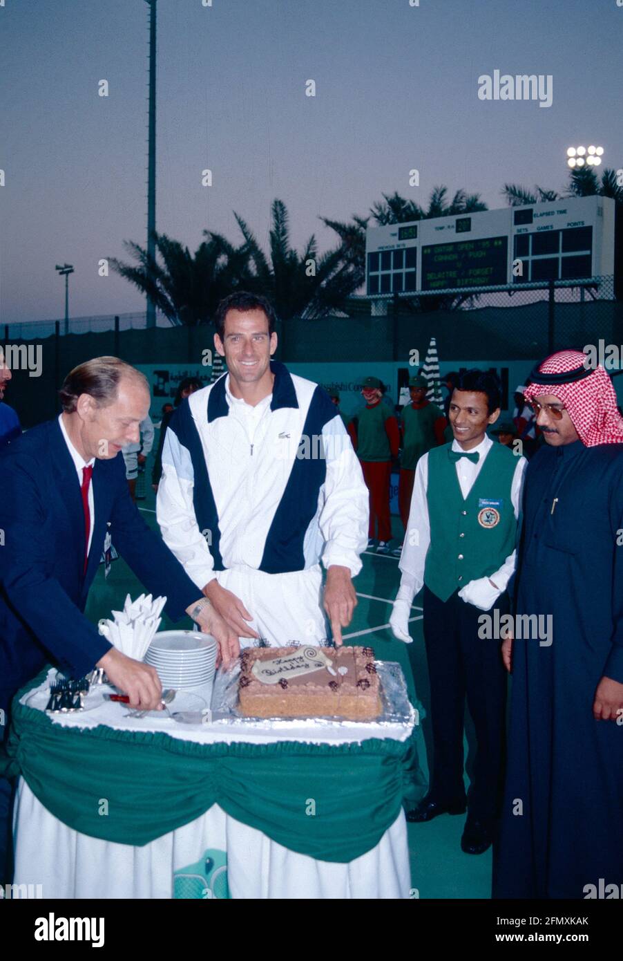 French tennis player Guy Forget, 1990s Stock Photo - Alamy