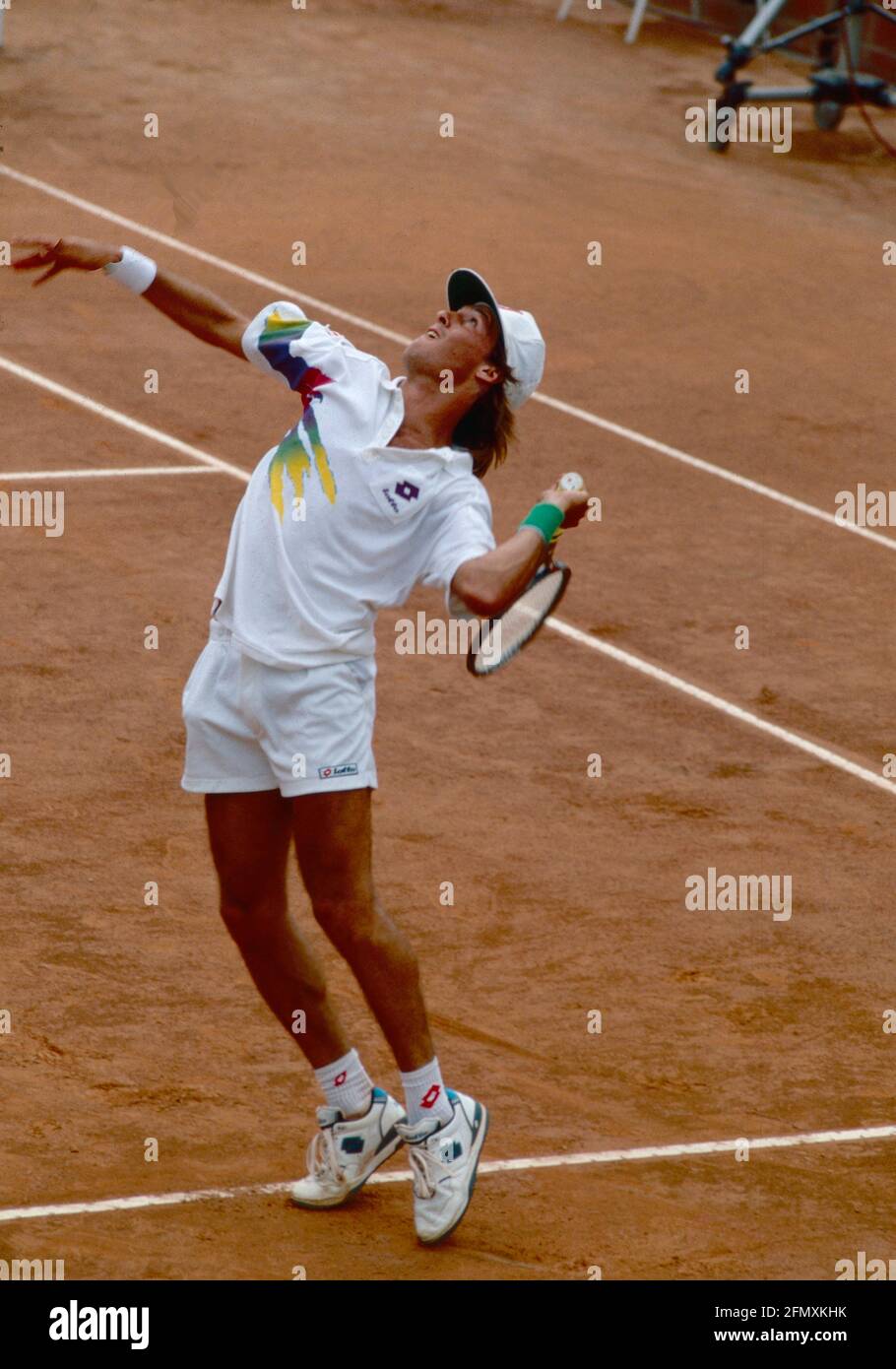 Argentinian tennis player Franco Davin, Italy 1990s Stock Photo - Alamy