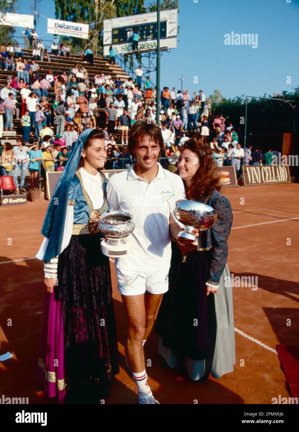 Argentinian tennis player Franco Davin, Italy 1990s Stock Photo - Alamy