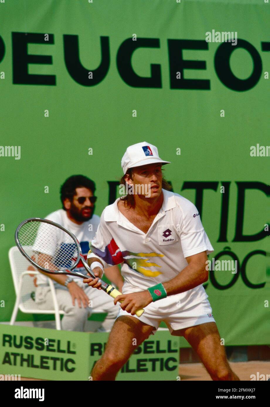Argentinian tennis player Franco Davin, Italy 1990s Stock Photo - Alamy