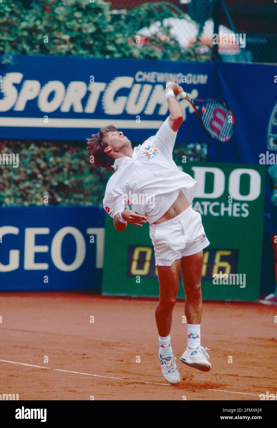 Argentinian tennis player Franco Davin, Italy 1990s Stock Photo - Alamy