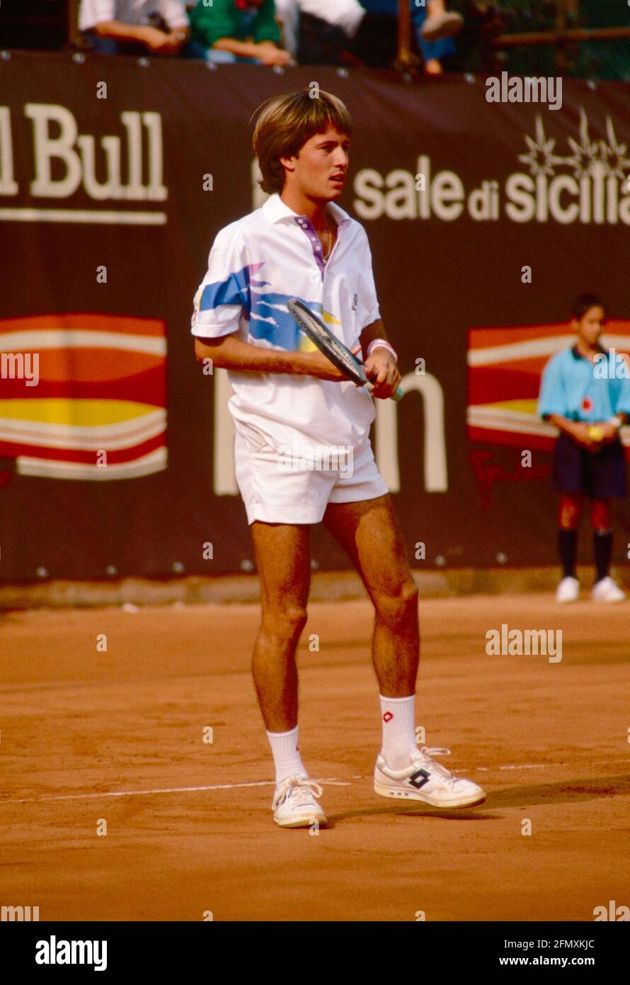 Argentinian tennis player Franco Davin, Italy 1990s Stock Photo - Alamy