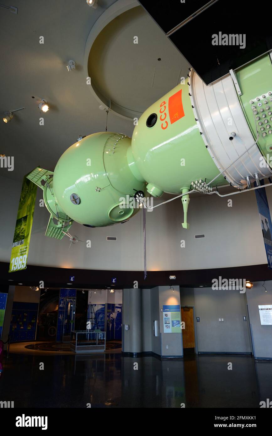 Russian Soyuz module at the NASA Kennedy Space Center Stock Photo - Alamy