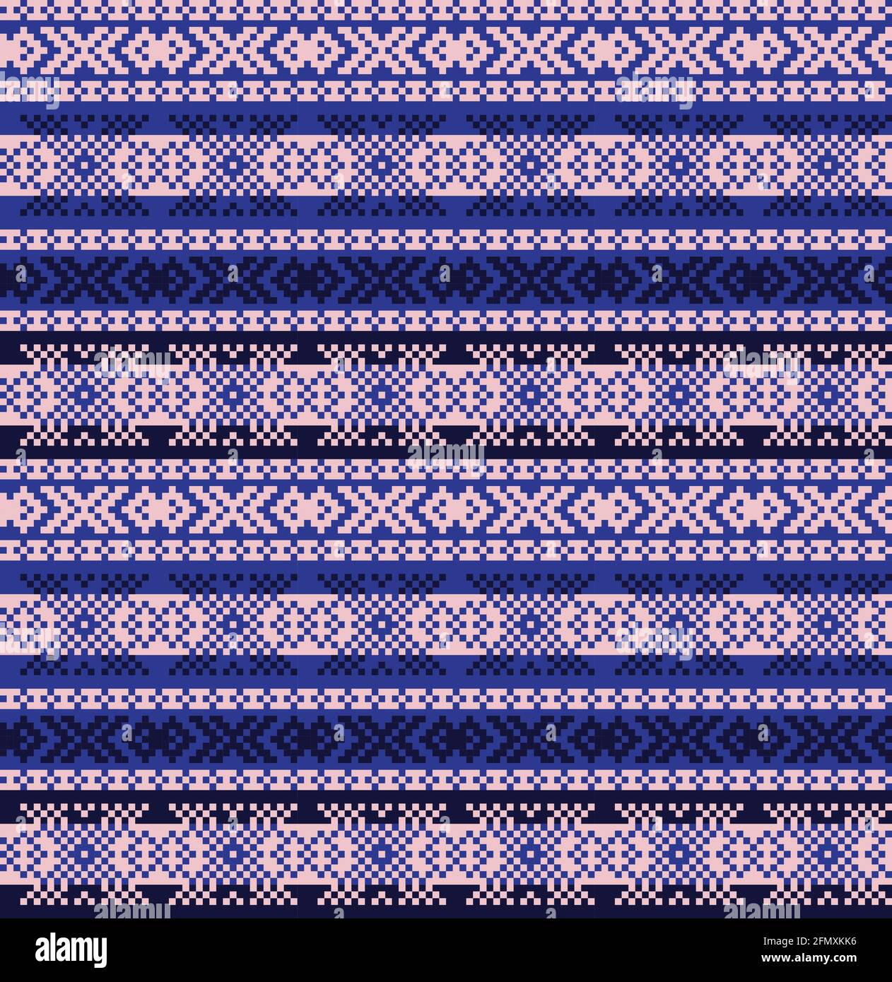 Christmas fair isle pattern background for fashion textiles, knitwear ...