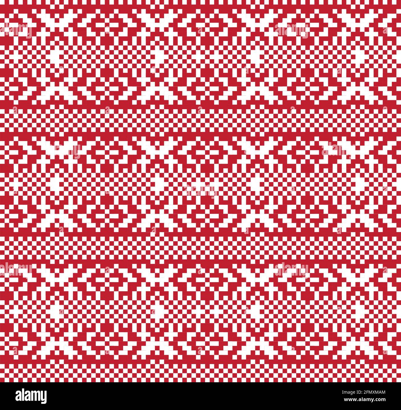 Christmas fair isle pattern background for fashion textiles, knitwear ...