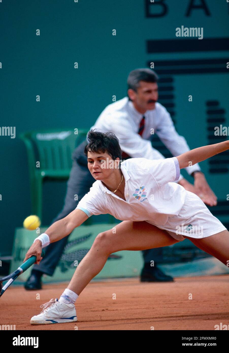 Romanian tennis player Ruxandra Dragomir, Roland Garros, France 1993 ...