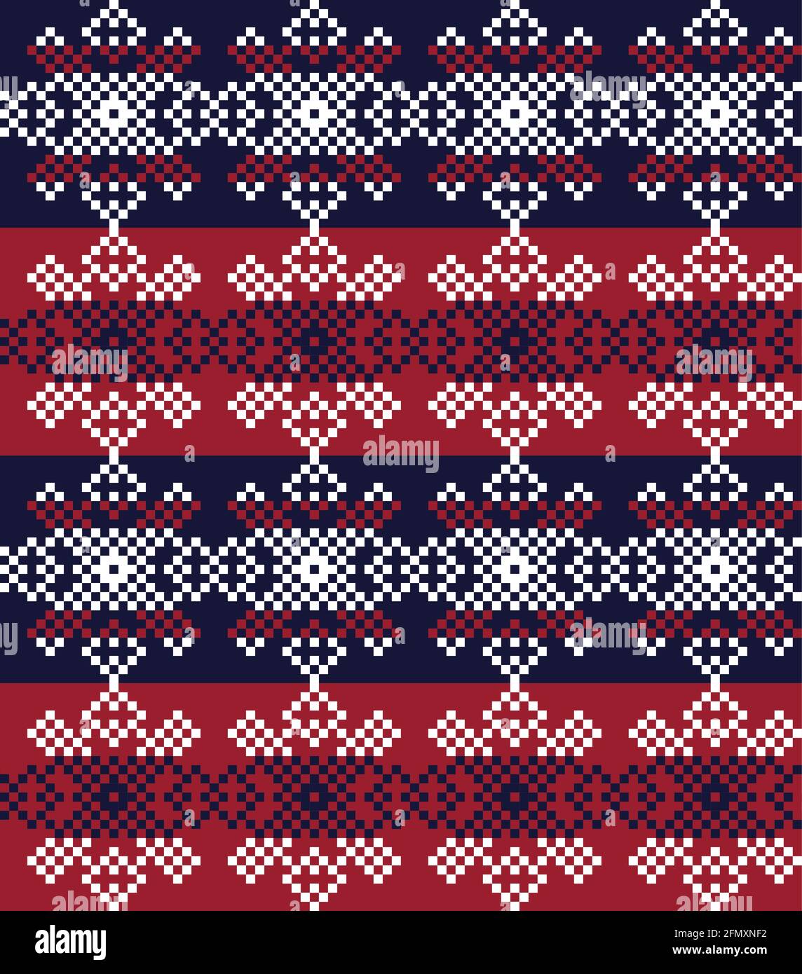 Christmas fair isle pattern background for fashion textiles, knitwear ...