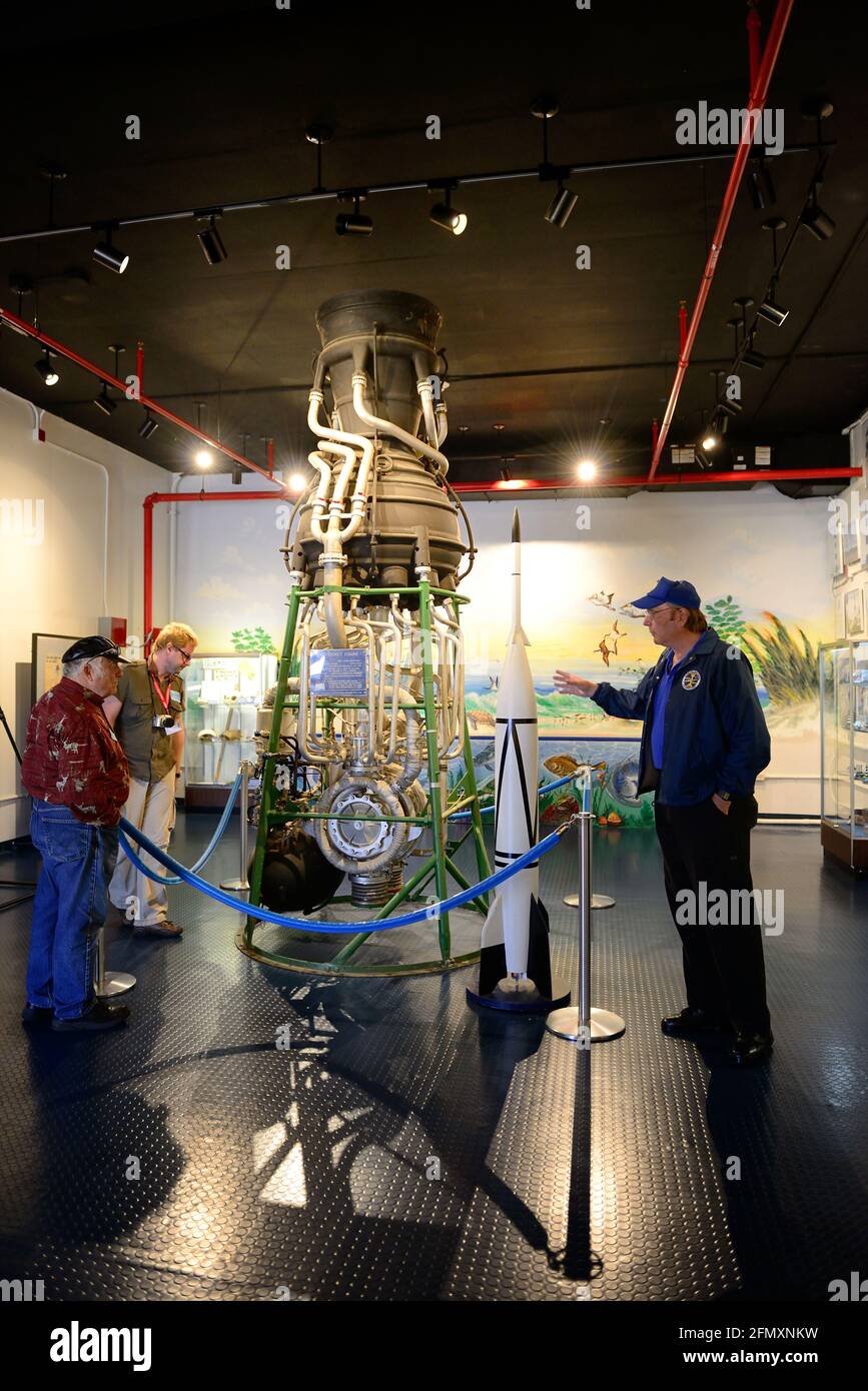 V-2 rocket engine on display at the Air Force Space and Missile Museum ...