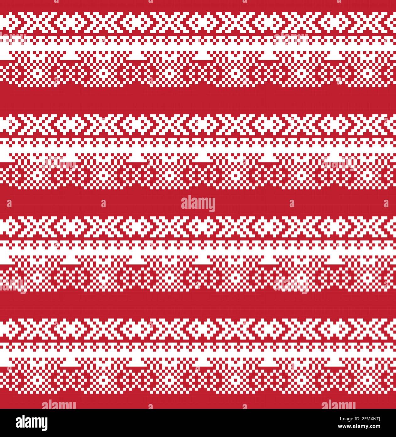 Christmas fair isle pattern background for fashion textiles, knitwear ...