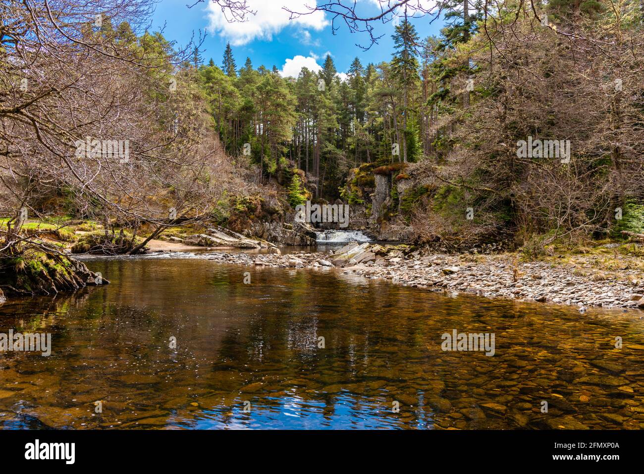 Hidden waterfall scotland hi-res stock photography and images - Alamy