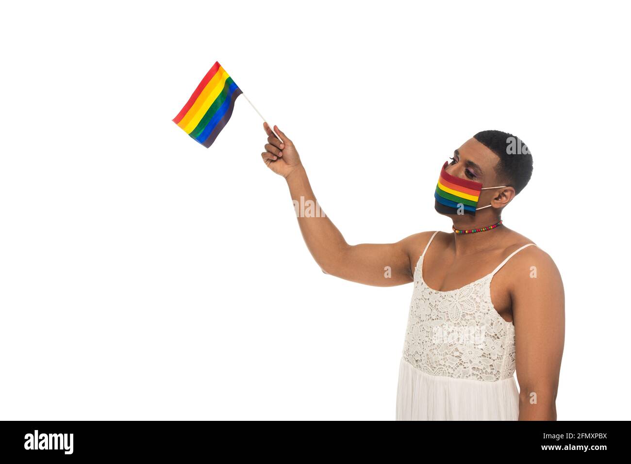 Transgender flag eye Cut Out Stock Images & Pictures - Alamy