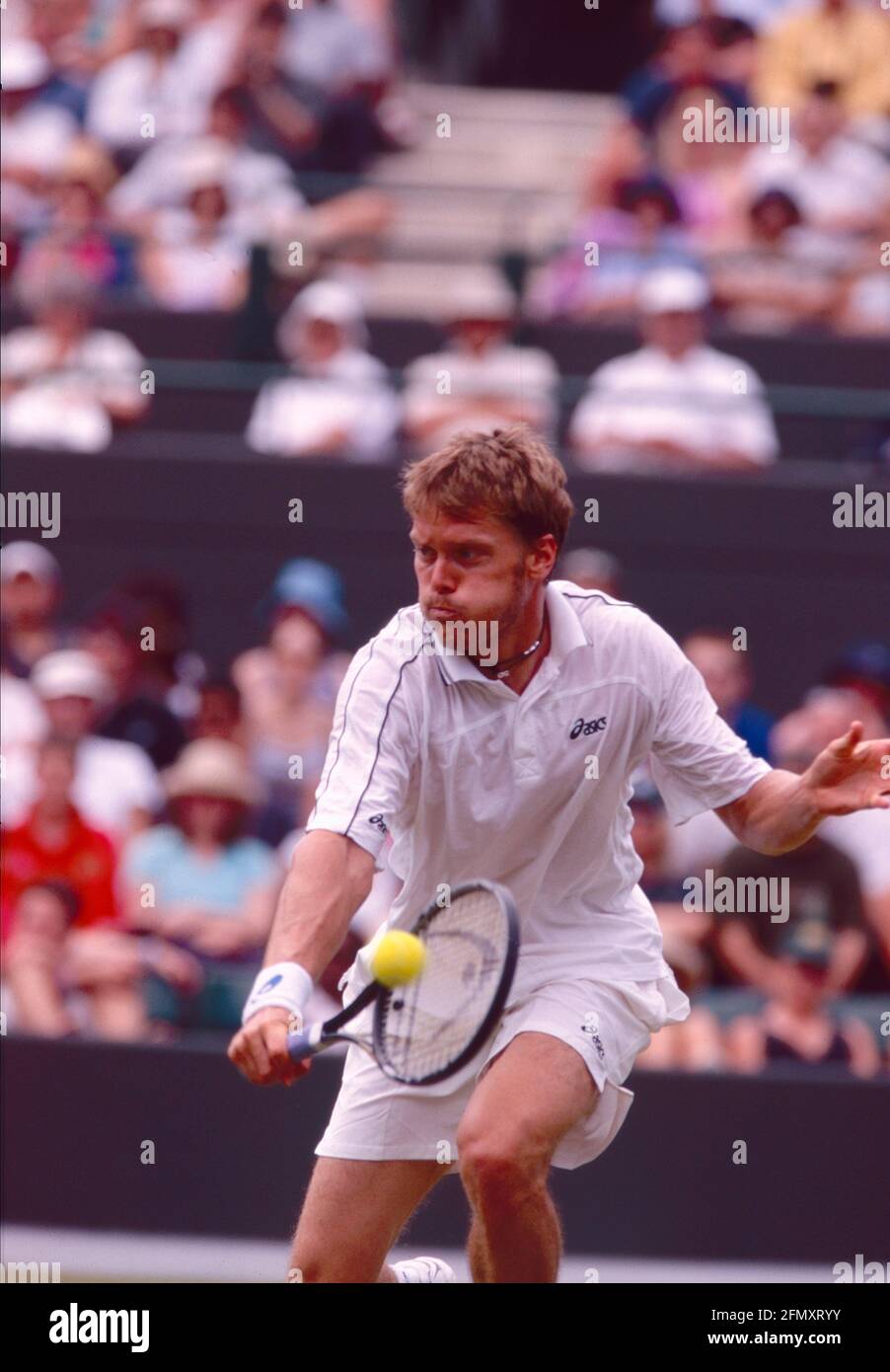 Swedish tennis player Thomas Enqvist, Wimbledon, UK 1990s Stock Photo ...