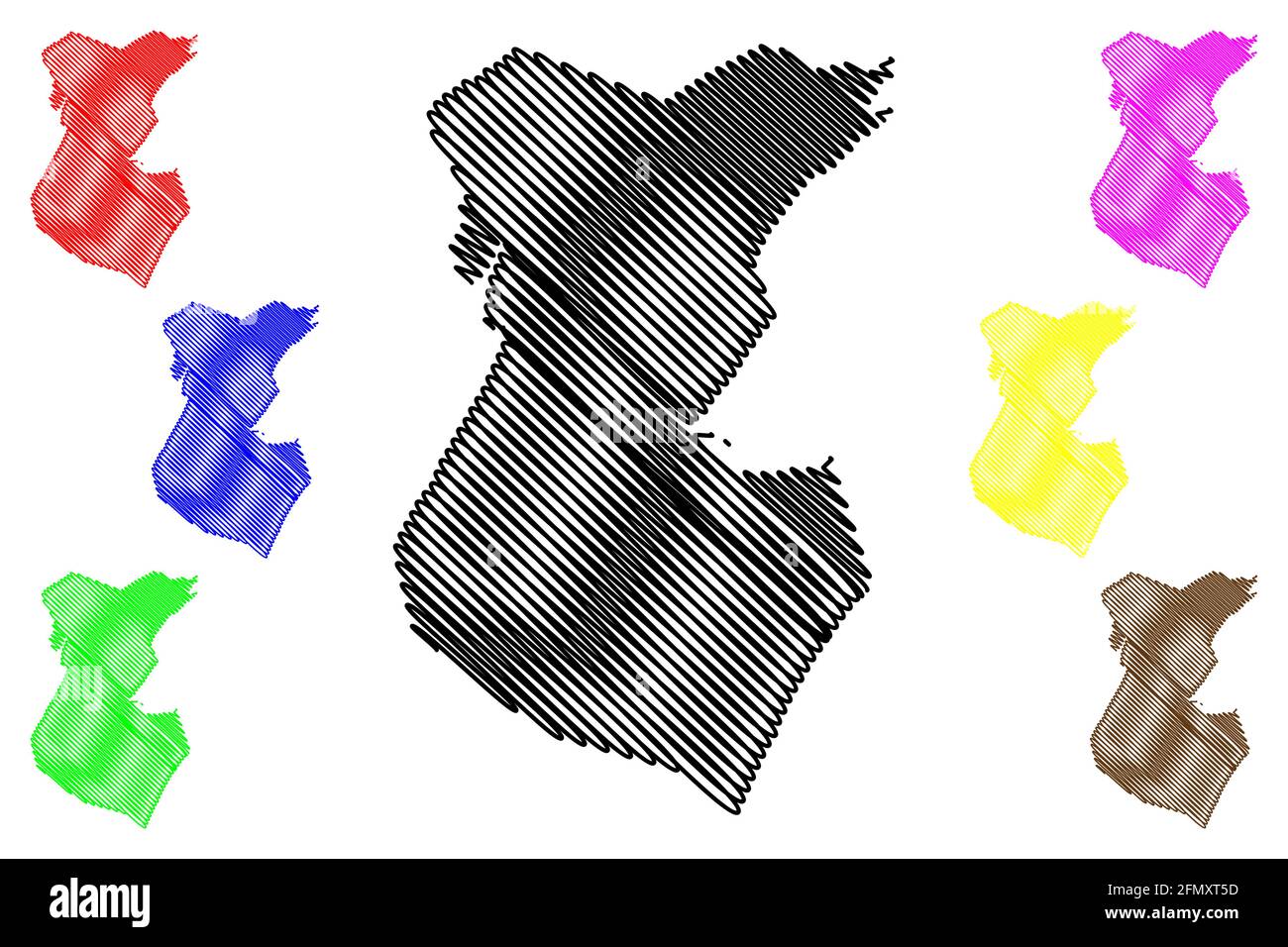 Huntingdon map hi-res stock photography and images - Alamy