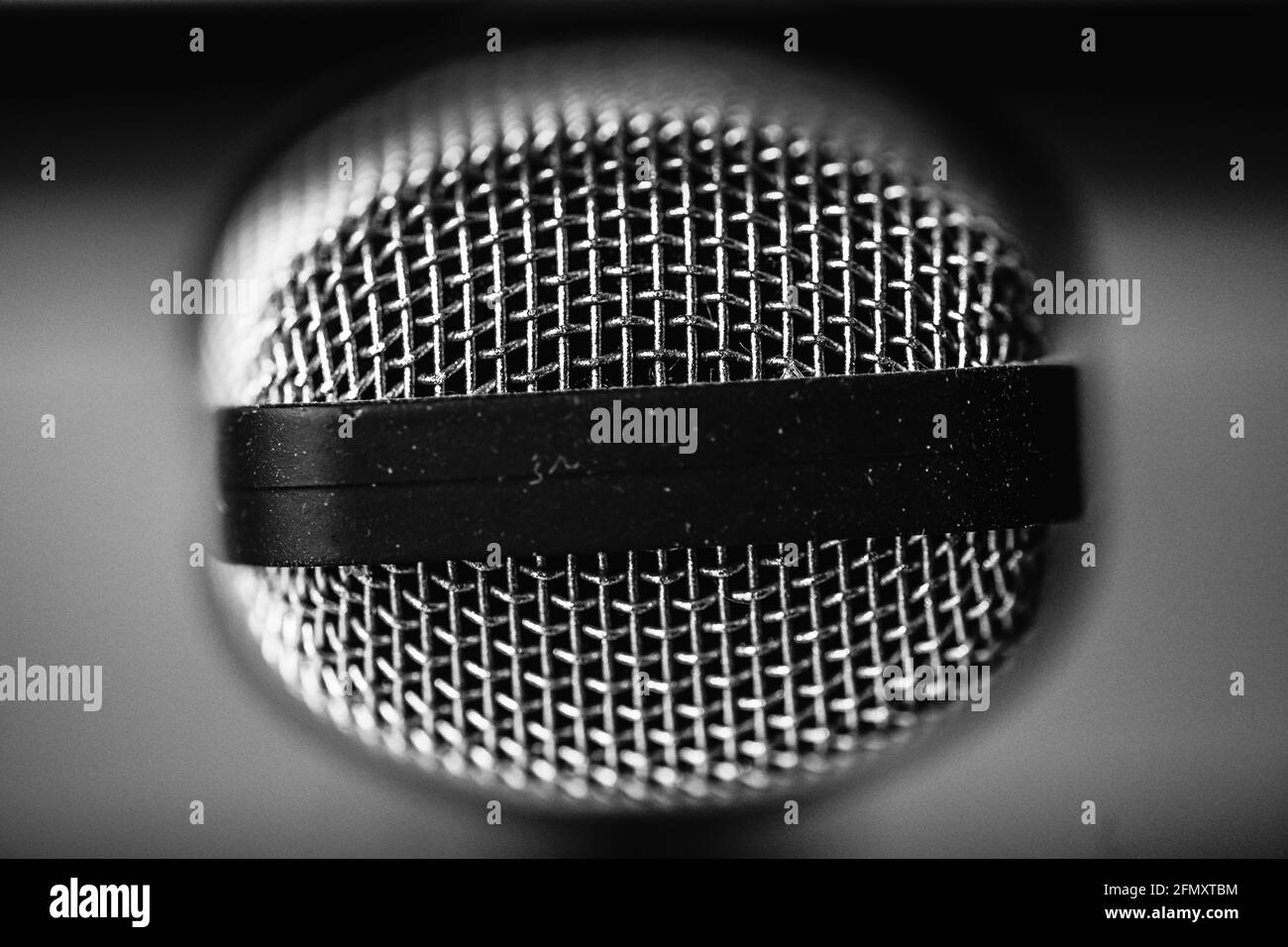 Microphone texture Black and White Stock Photos & Images - Alamy