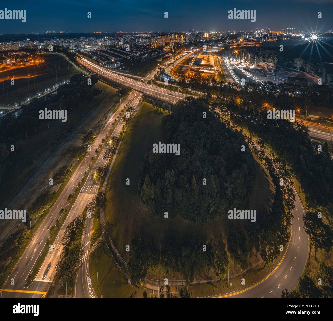 Urban architecture in city state Stock Photo - Alamy