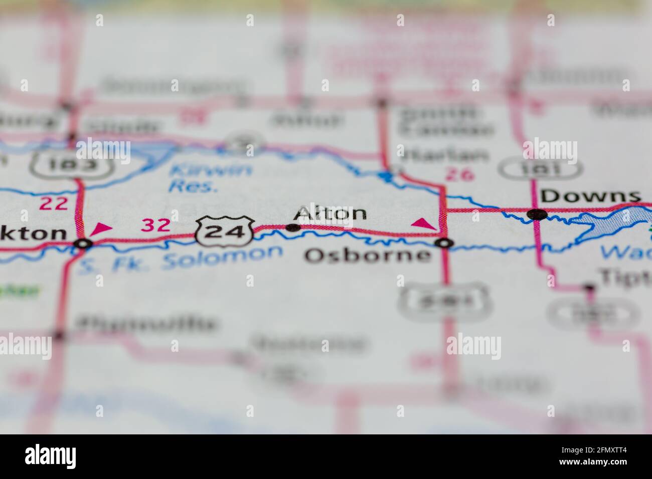 Alton map hi-res stock photography and images - Alamy