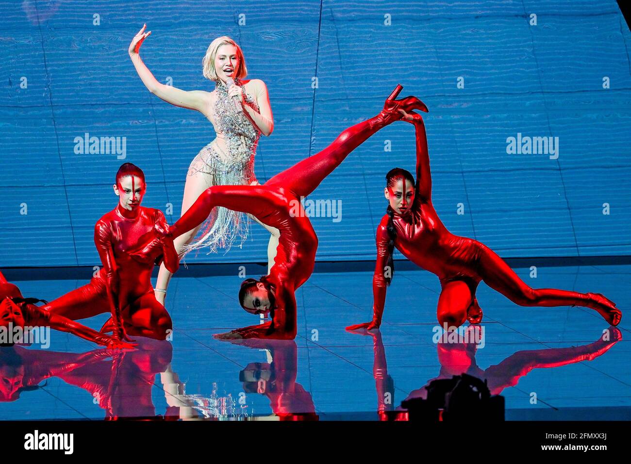 Elena Tsagrinou (Cyprus) during rehearsals at the Eurovision Song ...
