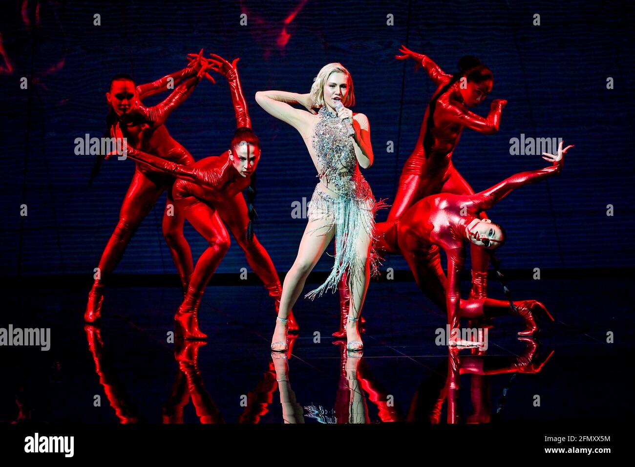 Elena Tsagrinou (Cyprus) during rehearsals at the Eurovision Song ...