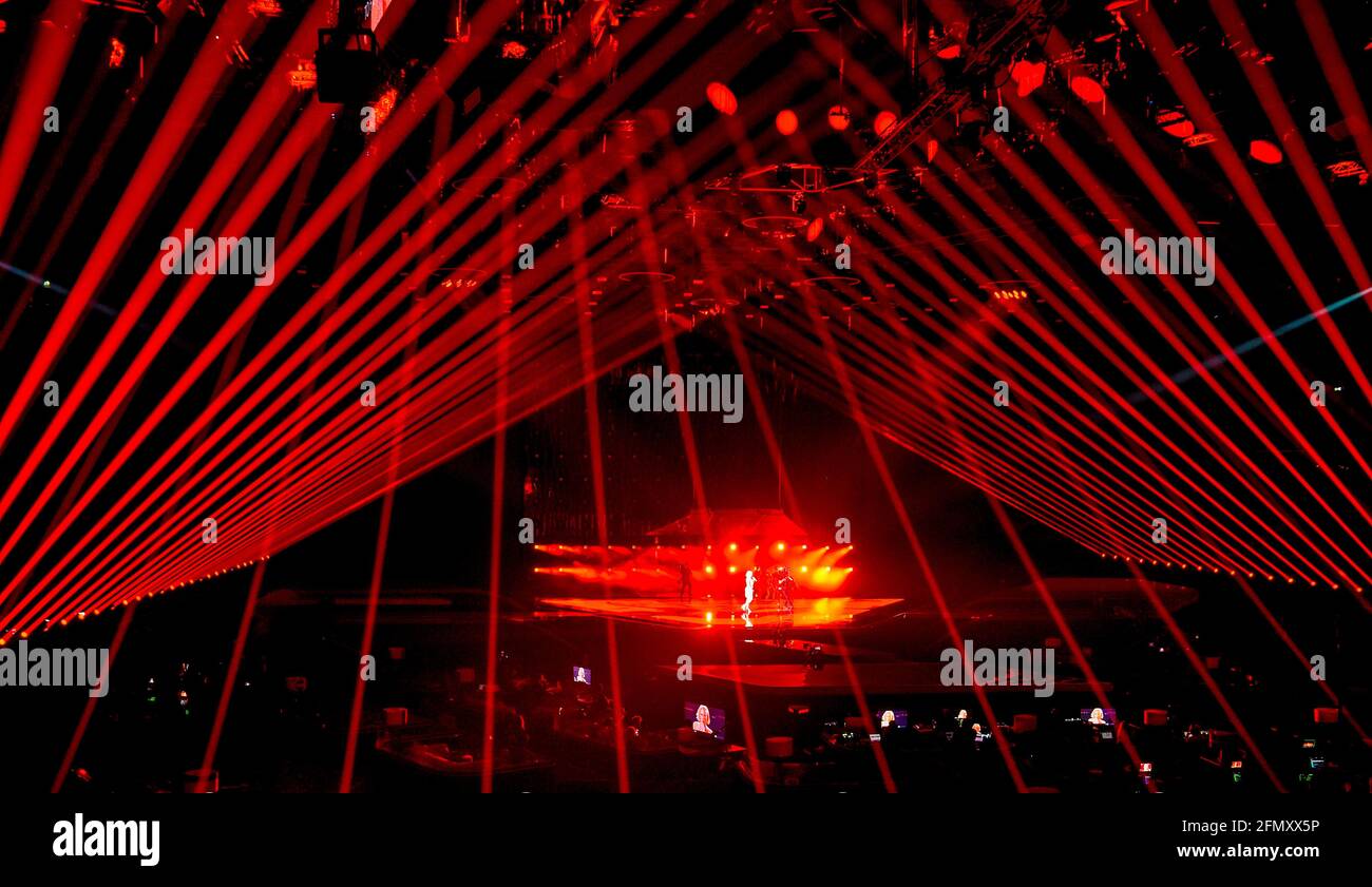 Elena Tsagrinou (Cyprus) during rehearsals at the Eurovision Song ...