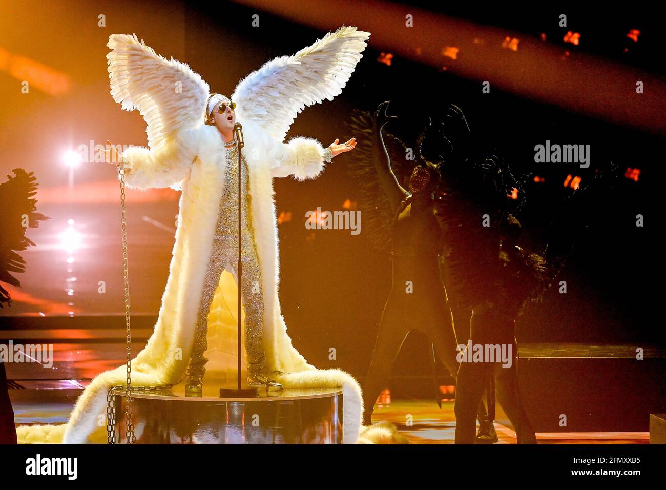 TIX (Norway) during rehearsals at the Eurovision Song Contest at Ahoy ...