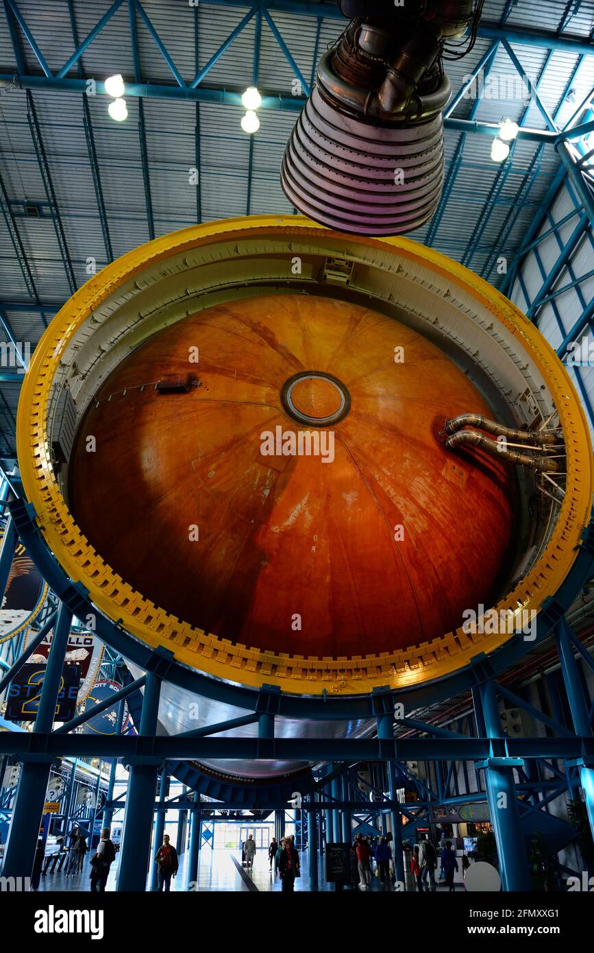 Saturn V fuel tank, Apollo/Saturn V Center, Kennedy Space Center ...