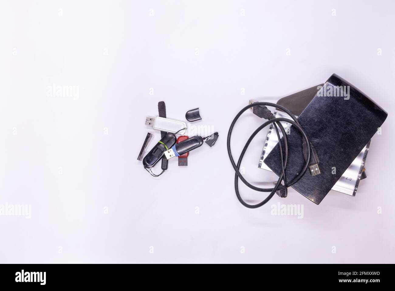 Back view of hard drives hi-res stock photography and images - Alamy